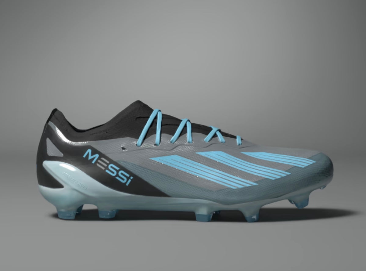 adidas X CrazyFast Messi.1 Firm Ground Soccer Cleats IE4079 Silver/Blu ...